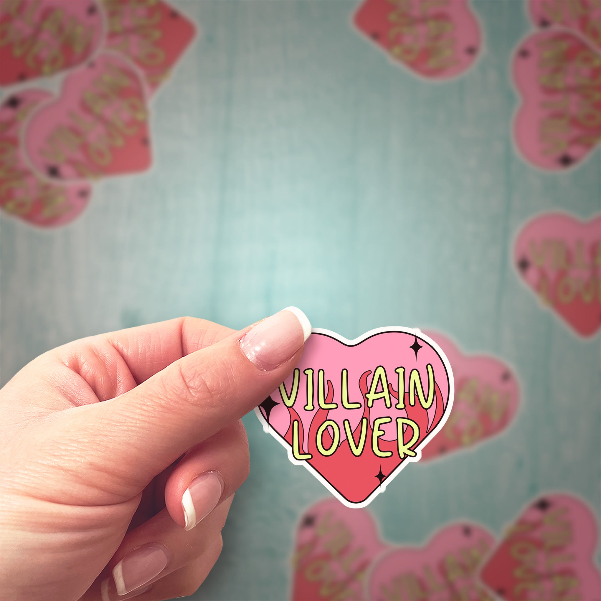 Villain Lover Vinyl Sticker Hello Bluestocking